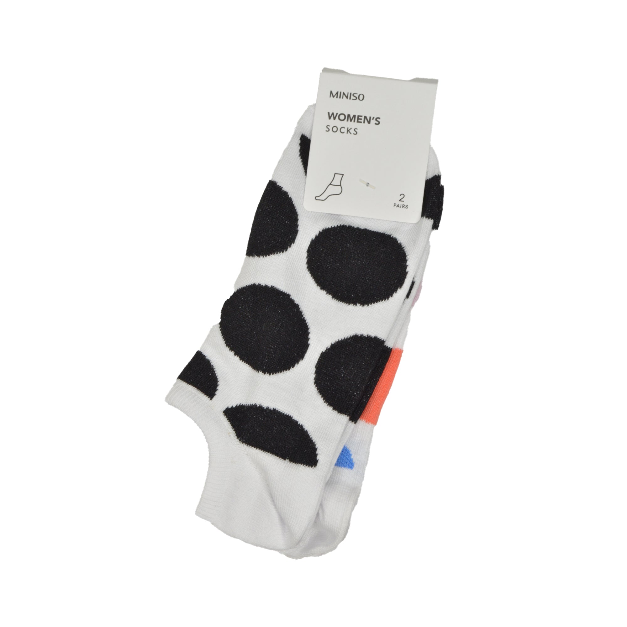 Women Ankle Socks Pack 2 2002 Miniso Egypt