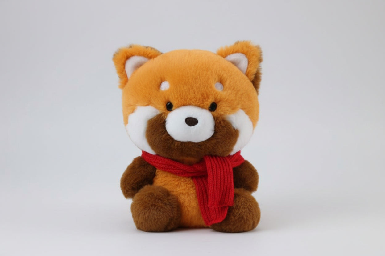 Mini Wish Messenger Collection Plush Toy(Sitting-posture Red Panda ...